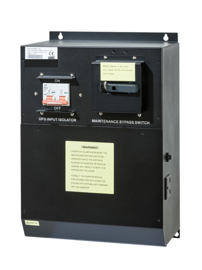 EXTERNAL MAINTENANCE BY-PASS SWITCH - ventilux.com